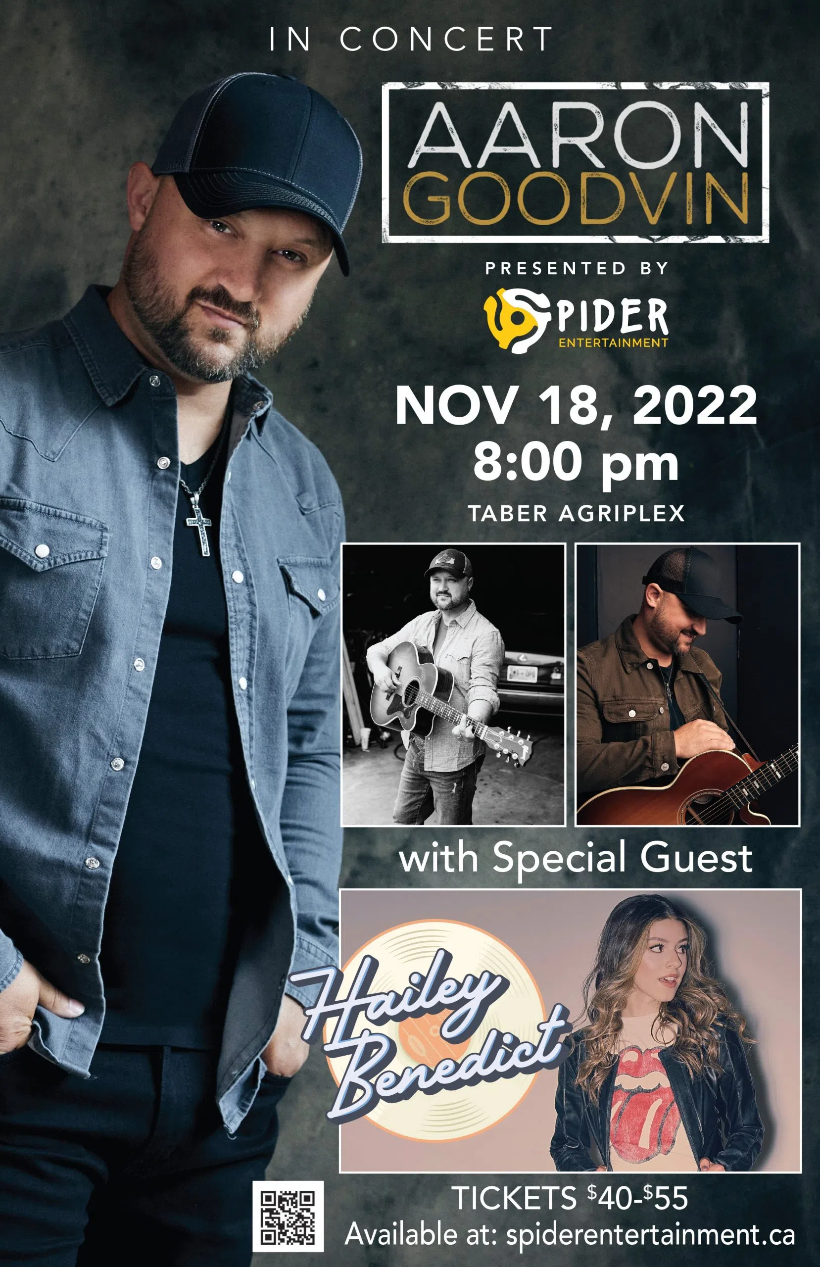 Aaron Goodvin with Special Guest Hailey Benedict | Wild 95.5 ...