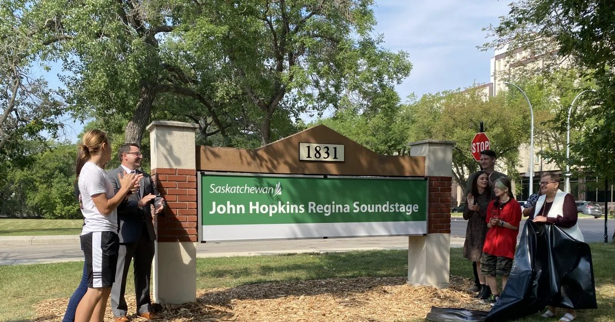 John Hopkins Soundstage unveils new official signage | 620 CKRM The ...