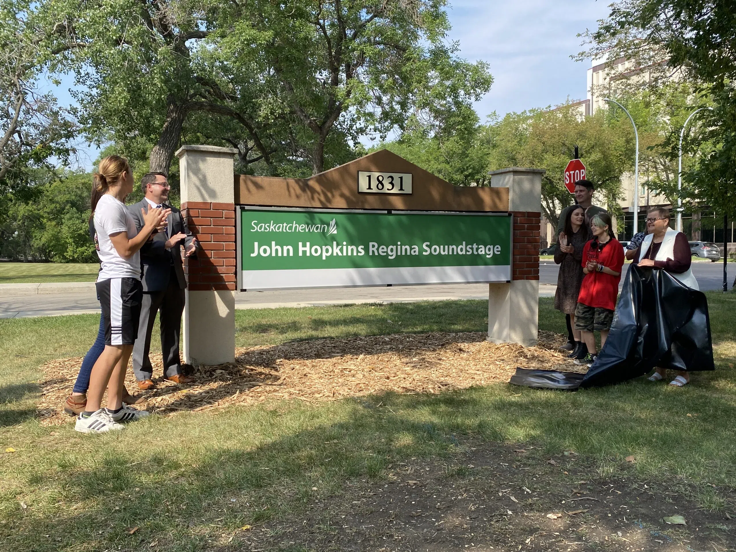 John Hopkins Soundstage unveils new official signage | 620 CKRM The ...