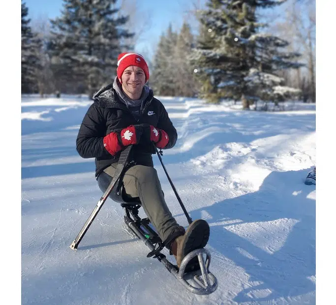 Tyler McGregor completes his 42km in Echo Valley Park for his Sledge ...