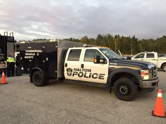 Halton Police take 40 vehicles off the road during commercial motor ...