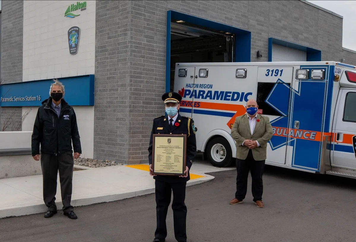 Paramedic stations open up in Milton, Oakville | FM101 Milton Now