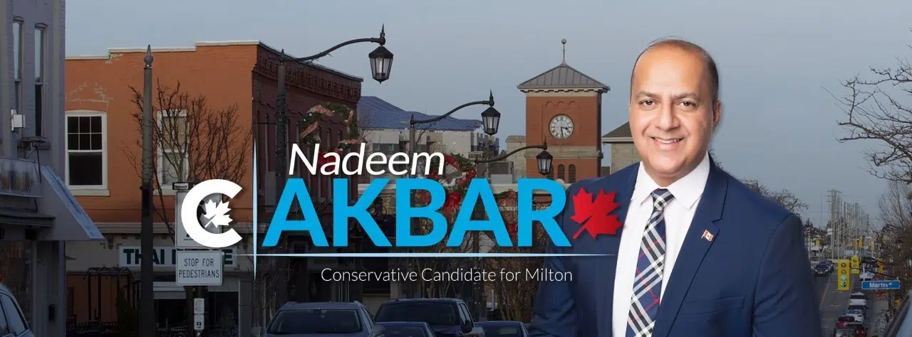 myFM speaks with Nadeem Akbar, Milton’s new federal Conservative ...