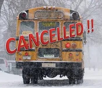 All school buses cancelled today | Classic Rock 107.9