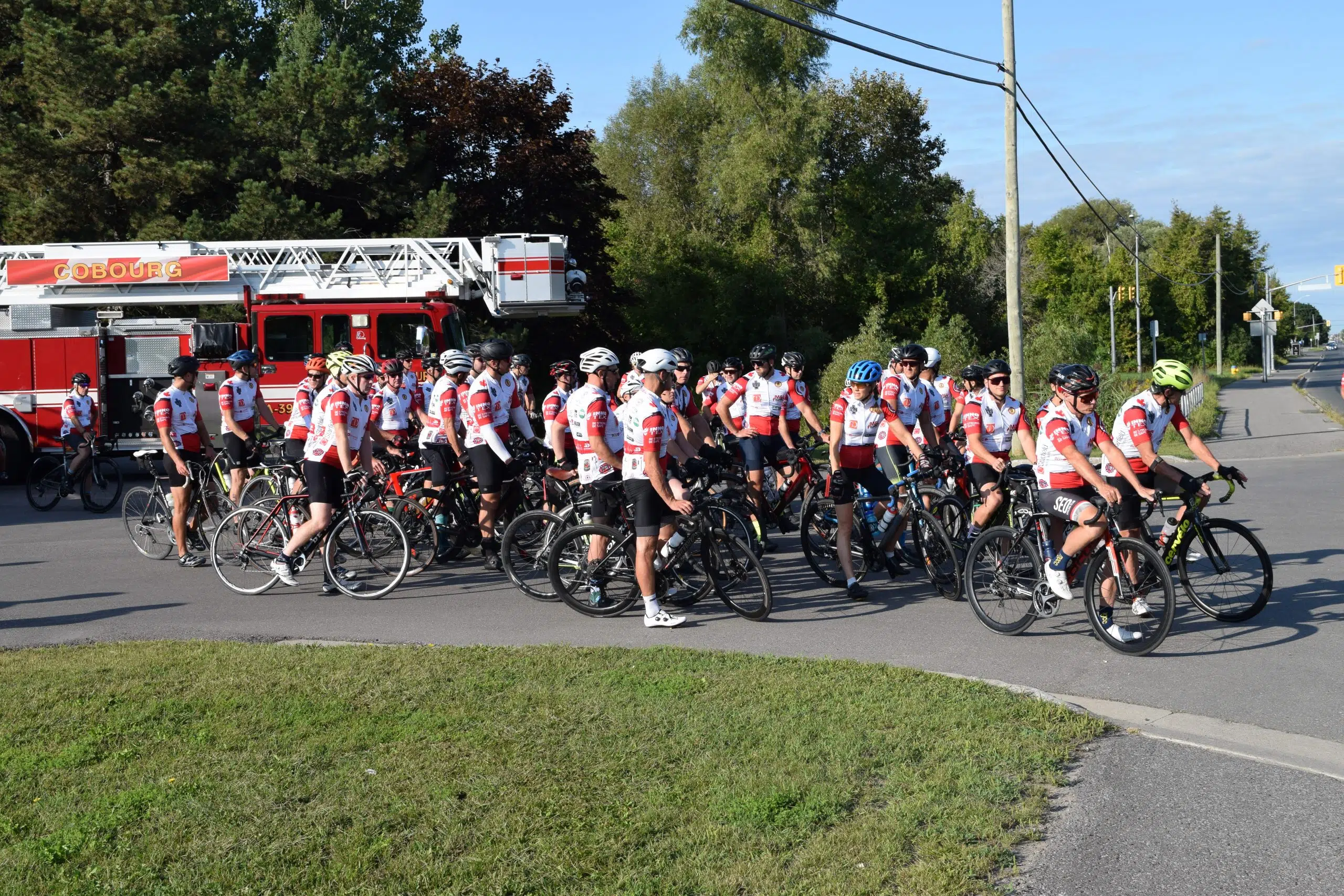 Firefighters from across Southern Ontario made a stop in Cobourg and ...
