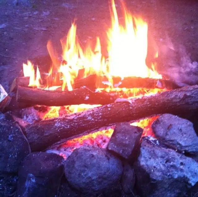 Small forest fire burning out of control near Grand Lake in Algonquin ...