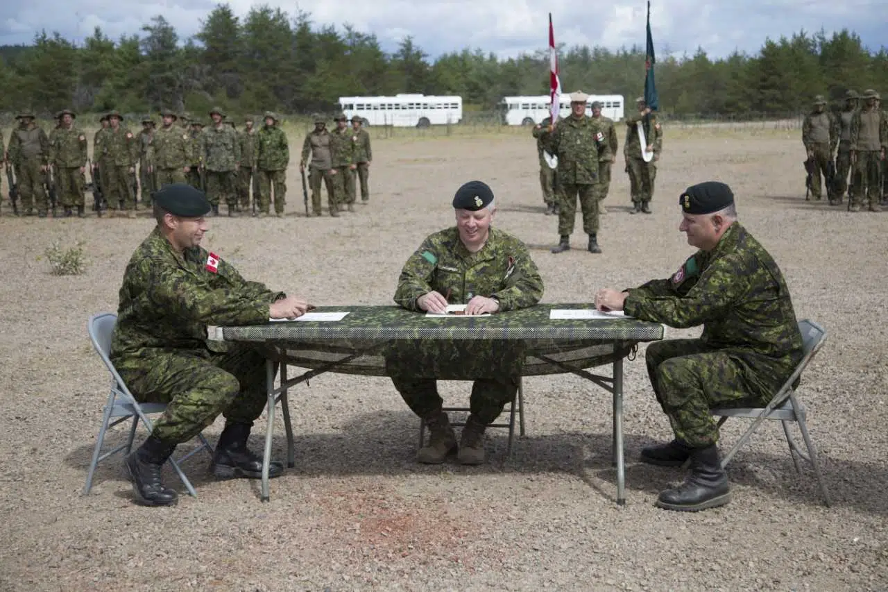 Change of command ceremony held for 31 Canadian Brigade Group | 104.9 ...