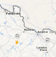 MNRF holding 3.2 hectare forest fire near Calabogie | 104.9 Pembroke Today