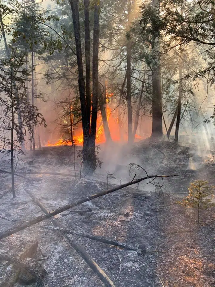 Firefighters battling blaze in Whitewater Region | 104.9 Pembroke Today