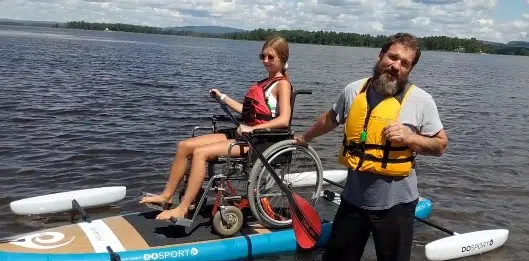Petawawa introduces accessible paddleboard, floating wheelchair and ...