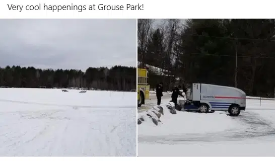 Deep River opens skating trail at Grouse Park | 104.9 Pembroke Today