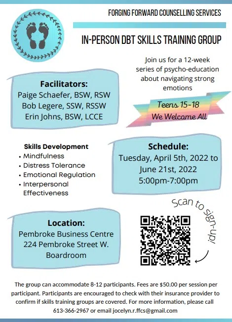 12-week DBT Skills Training Group for TEENS | 104.9 Pembroke Today