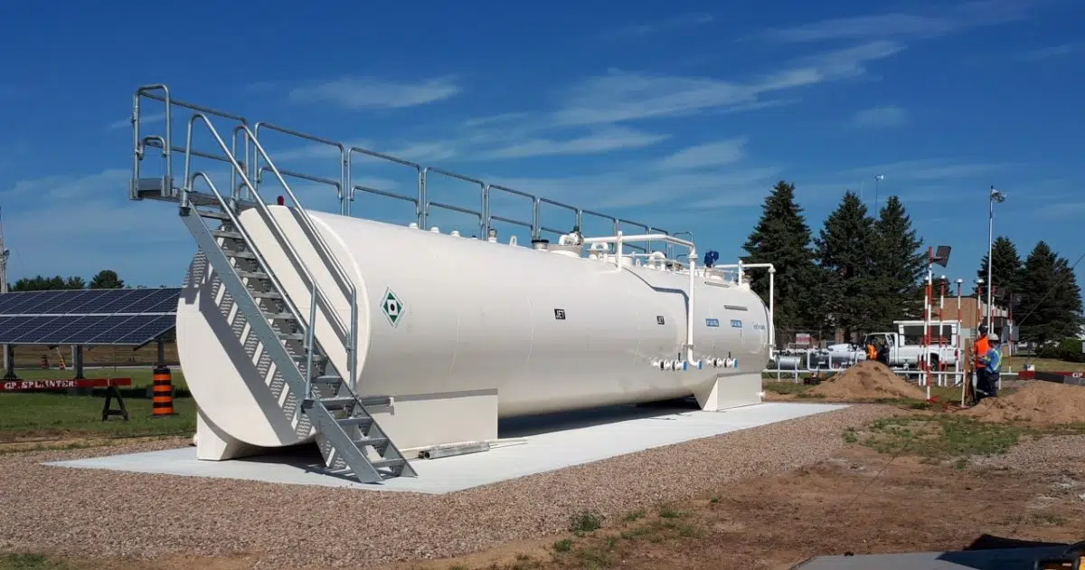 New fuel tanks being installed at the Pembroke and Area Airport | 104.9 ...