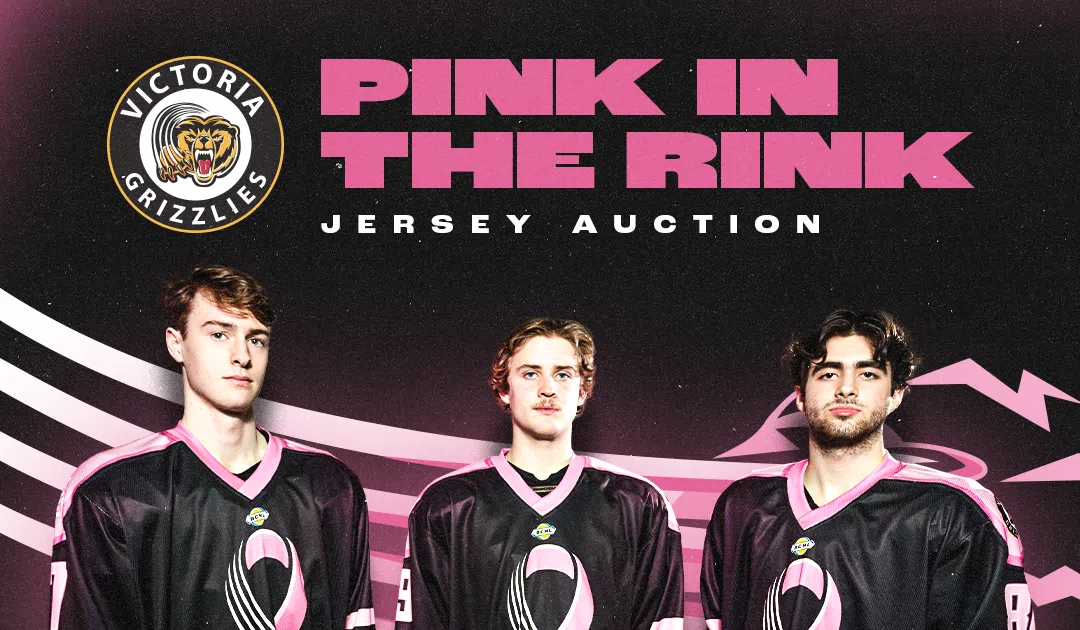 Be The Envy Of Your Friends With Your Grizzlies Pink In The Rink Jersey ...