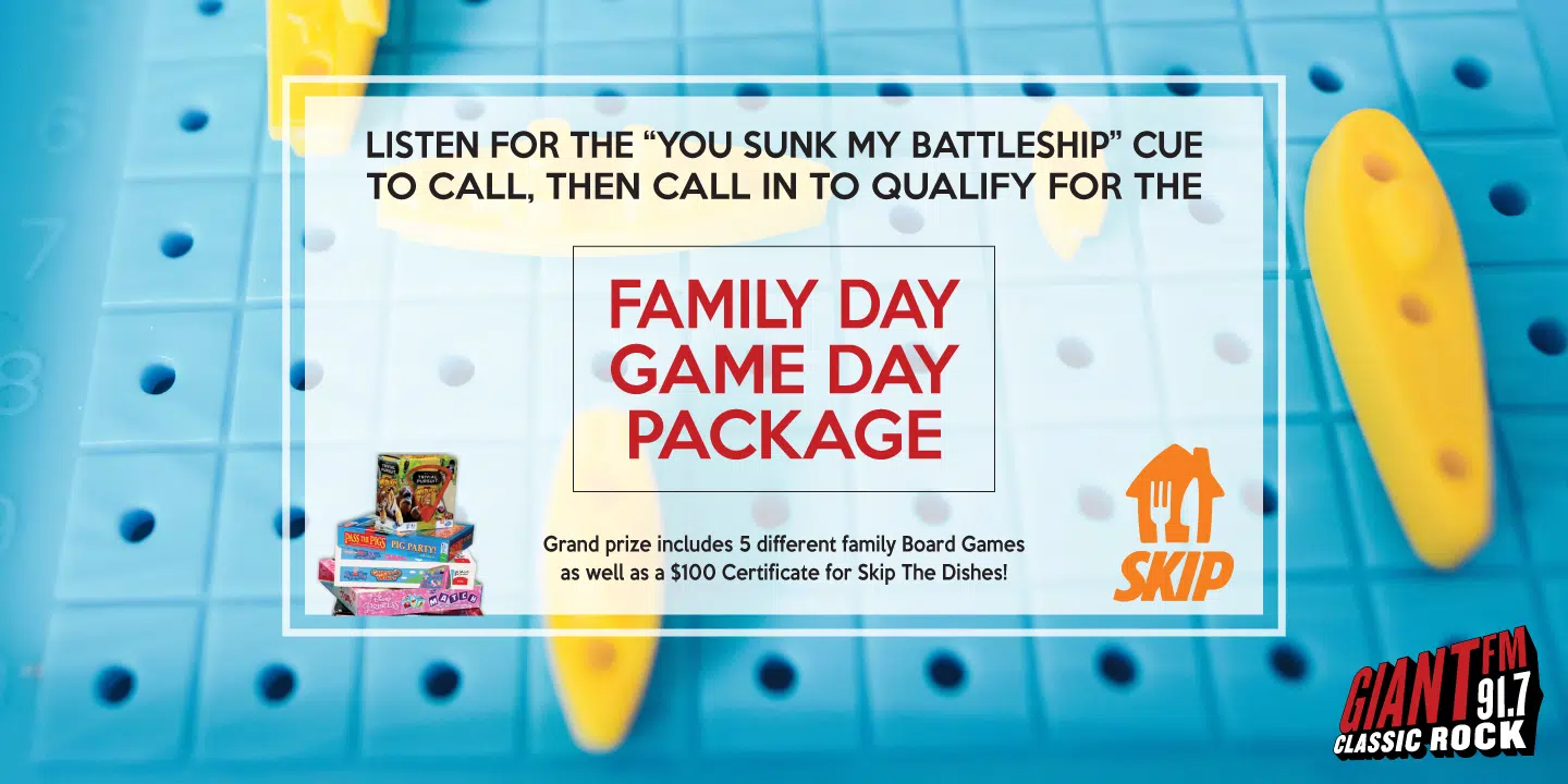 Family Day Game Day Package Contest | GiantFM