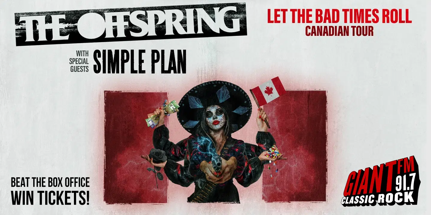 The Offspring Let The Bad Times Roll Canadian Tour 2022! Win Tickets ...