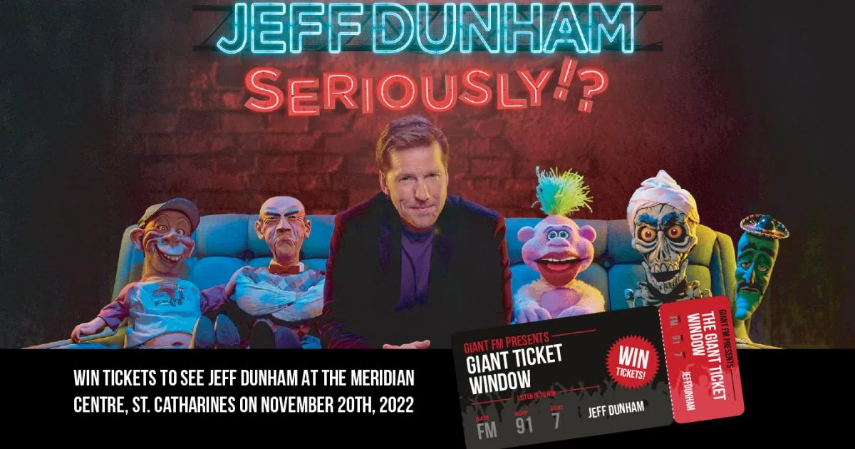 WIN Jeff Dunham Tickets 2022! | GiantFM