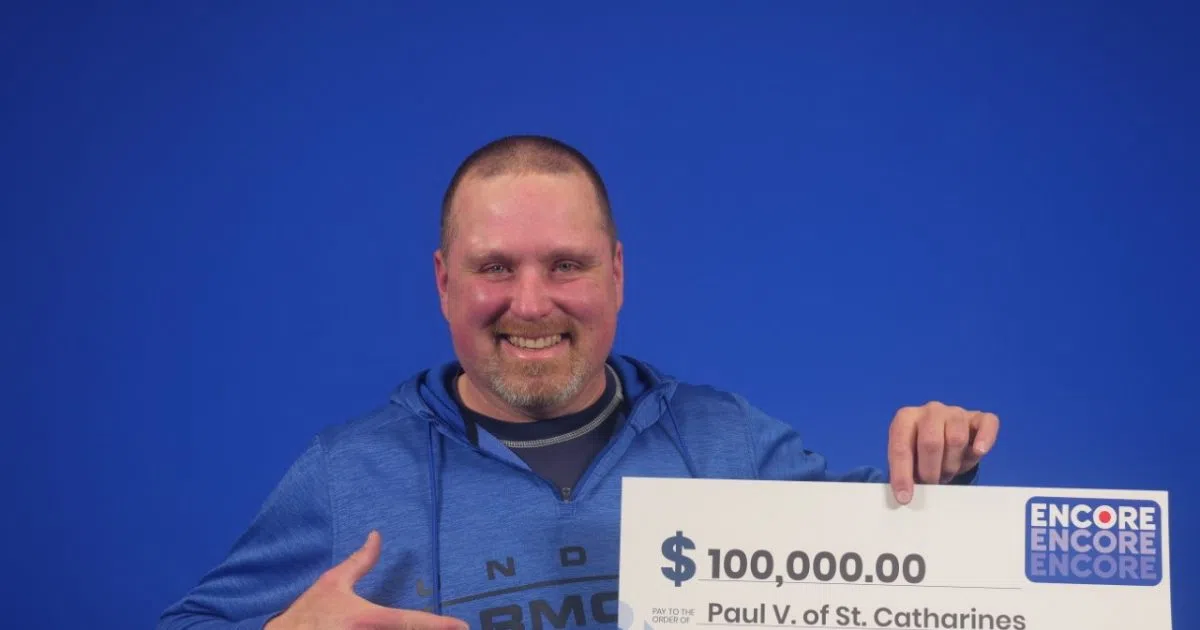 St. Catharines man wins $100,000 playing Lottario | COUNTRY 89