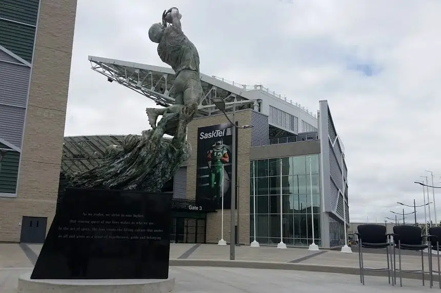 13th man statue unveiled at Mosaic Stadium | 980 CJME
