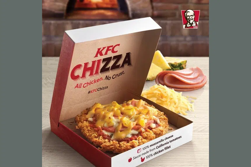 KFC gives pizza the DoubleDown treatment | 980 CJME