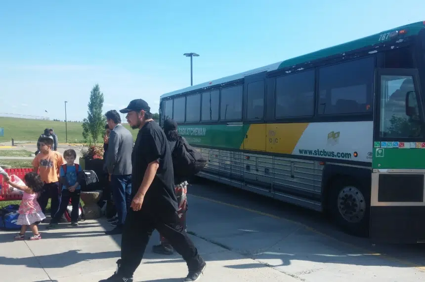 PHOTOS: Sask. fire evacuees arrive in Cold Lake, Alta. | 980 CJME