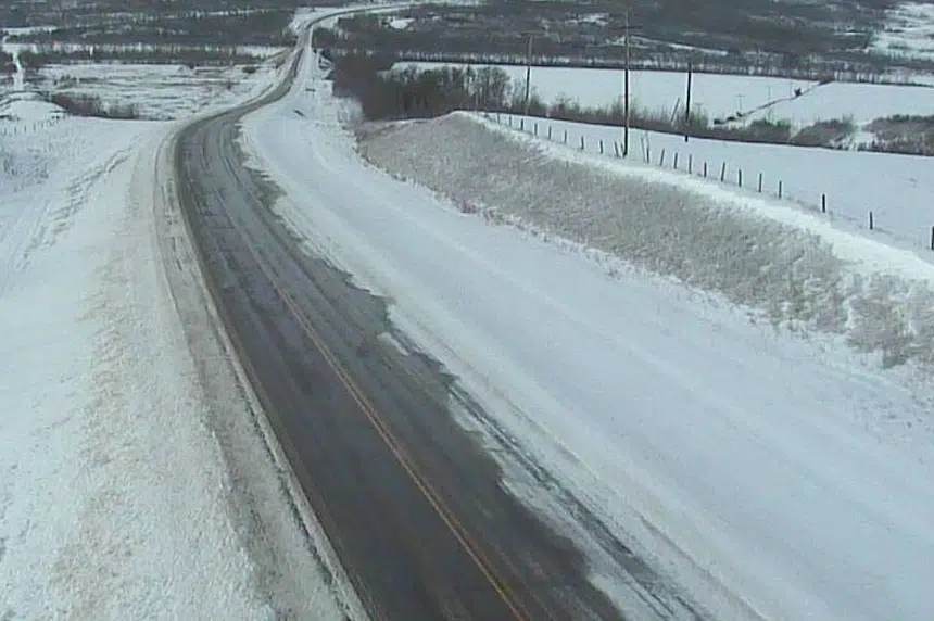 Freezing rain leads to icy highways, travel warnings | 980 CJME