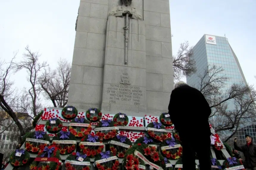 Smaller Remembrance Day ceremony to be held in Regina’s Victoria Park ...