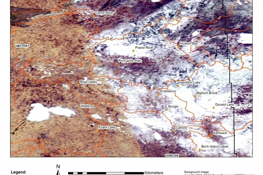 Rapid melt causing flooding near Canora, Sask. | 980 CJME