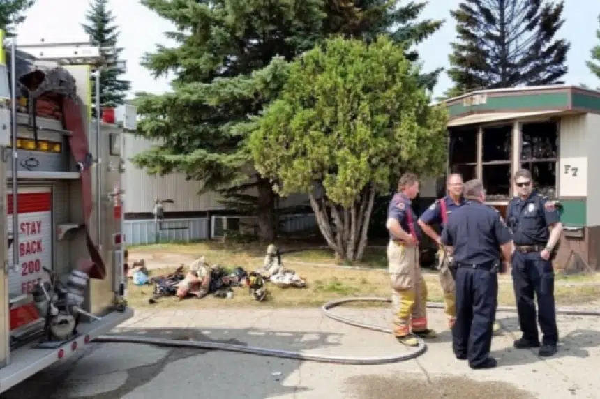 Sewer gas cause of fatal Moose Jaw trailer fire | 980 CJME