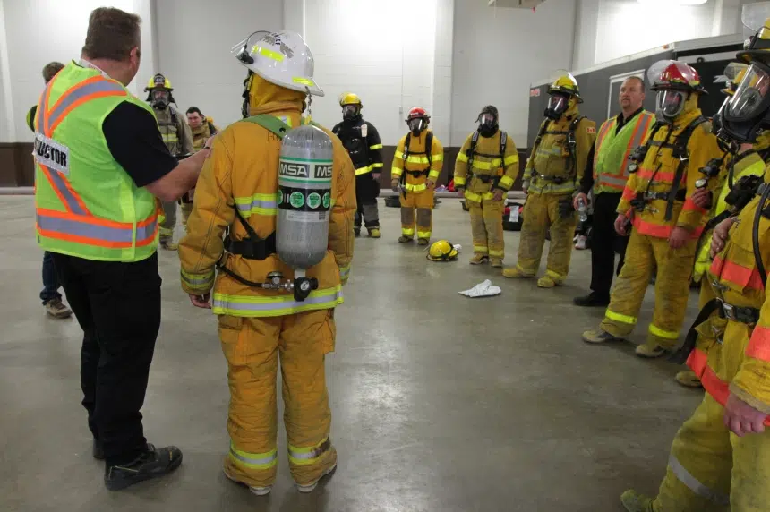 Hundreds of Sask. volunteer firefighters attend training in Pilot Butte ...