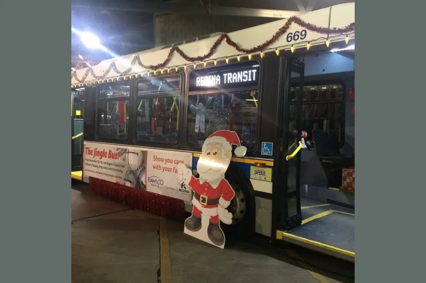 Hop aboard Regina’s Jingle Bus: rides free this weekend with cash ...
