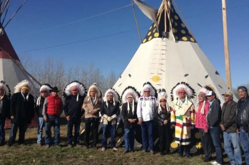 Mistawasis Chief signs peace treaty with Alberta First Nation | 980 CJME