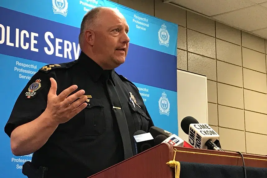 Regina police chief addresses three weekend murders | 980 CJME