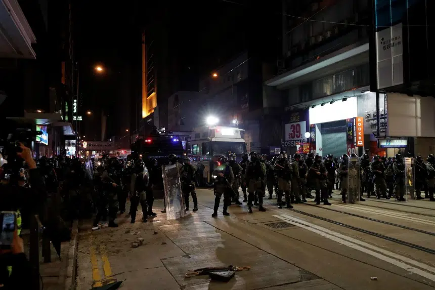 Police, protesters clash in New Year’s rally in Hong Kong | 650 CKOM