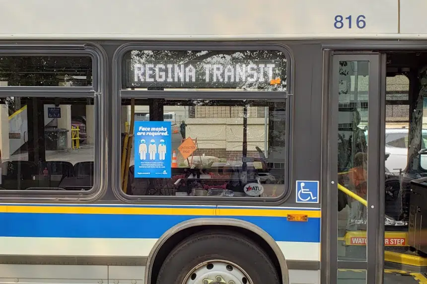 City of Regina to enforce mandatory mask use on Regina Transit | 980 CJME