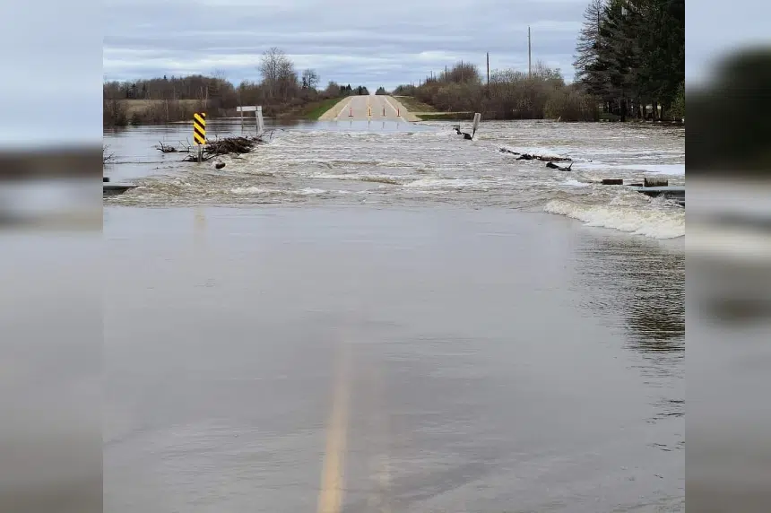Flooding destroys roads near Saskatchewan border | 650 CKOM
