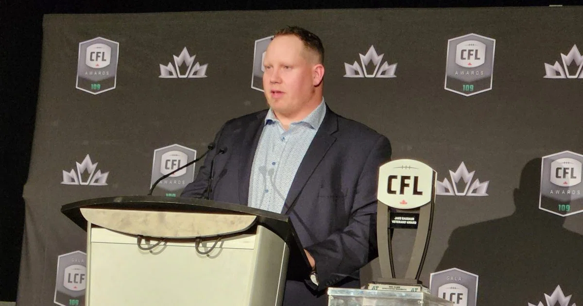 Riders’ Dan Clark, Mario Alford win CFL awards | 980 CJME