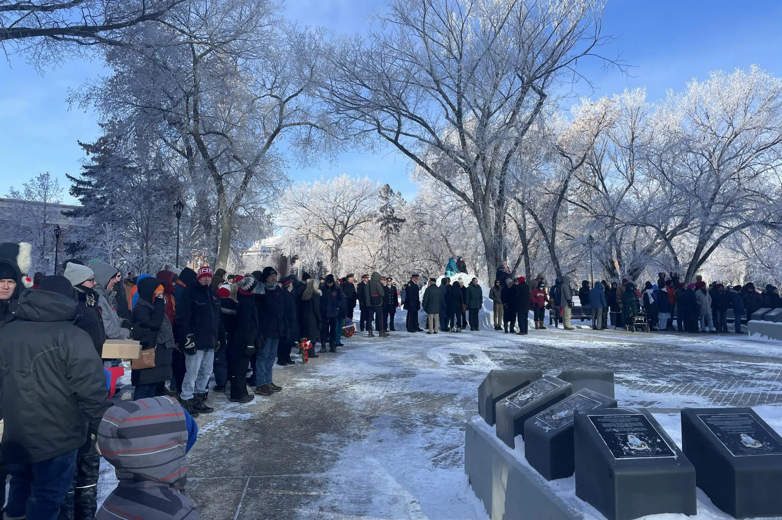Veteran says a chilly Remembrance Day service reinforced a strong ...