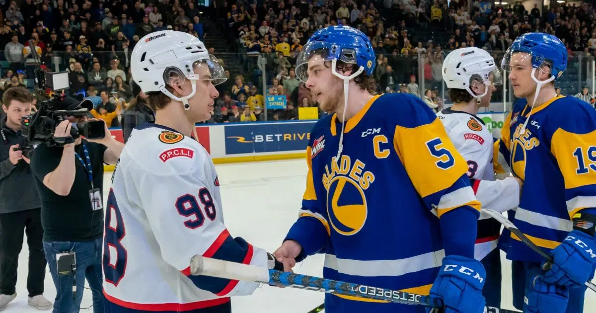 Blades defeat Pats in Game 7, advance in playoffs | 980 CJME