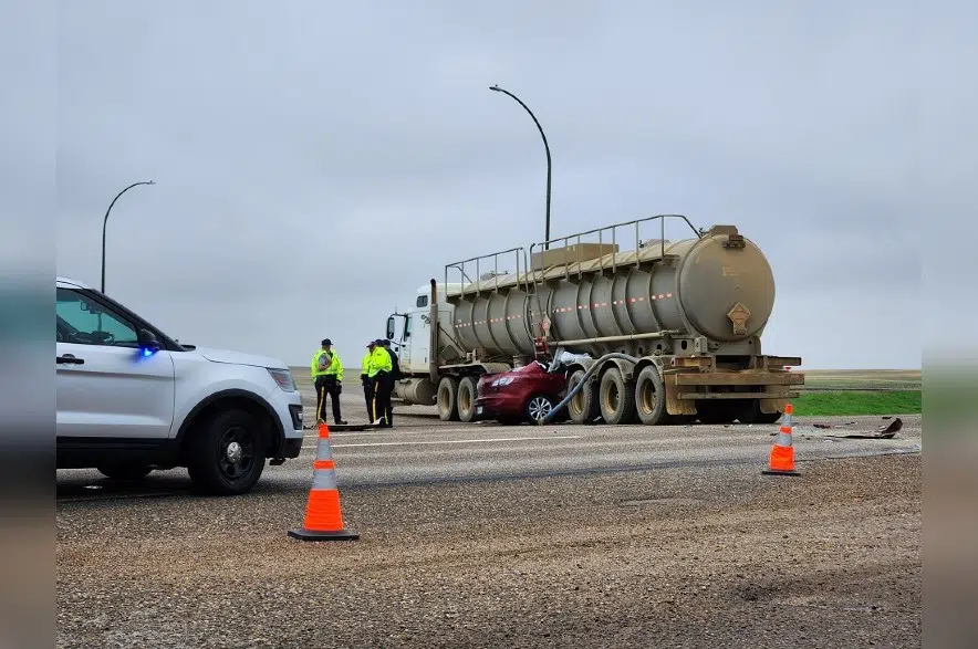 Three injured in severe collision on Trans-Canada Highway | 980 CJME
