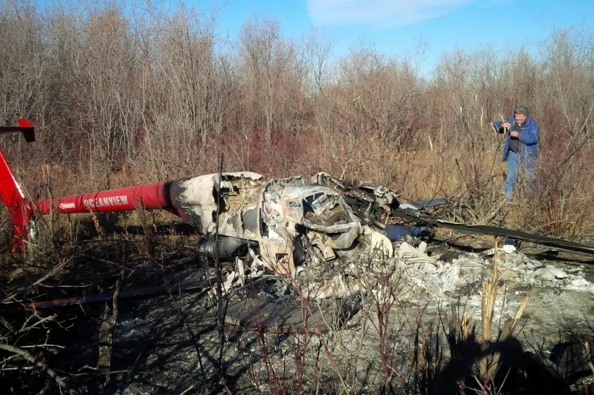 Transportation Safety Board on scene of fatal helicopter crash near ...