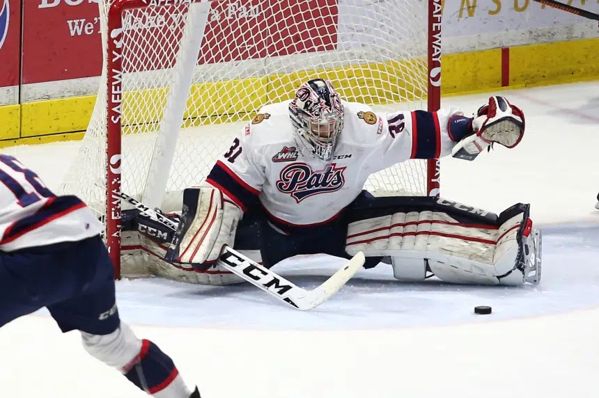 Tyler Brown leads Pats to a 2-0 win and a 3-1 series lead | 650 CKOM