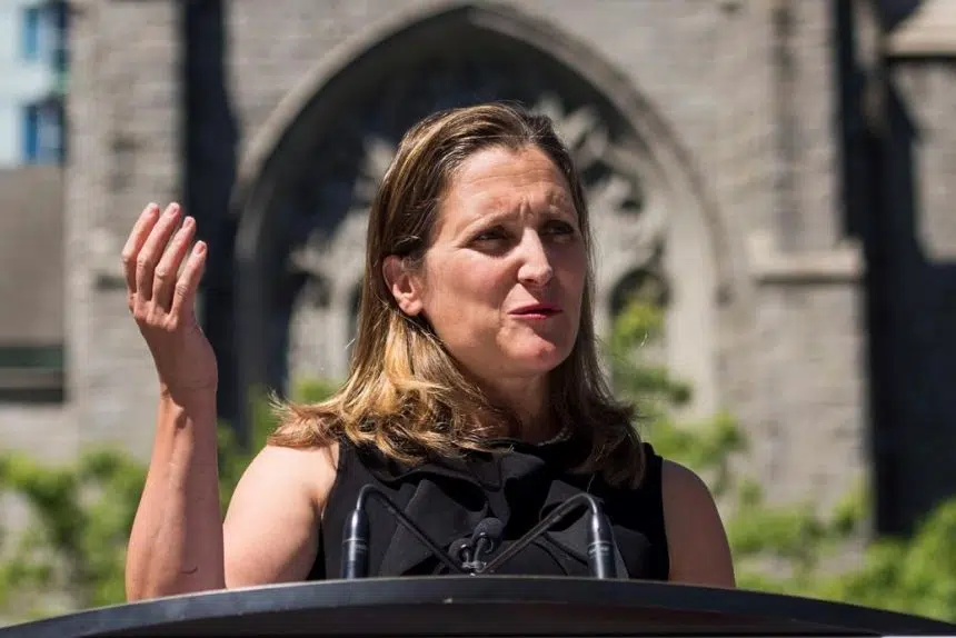 Freeland defends Canada’s position, says it will always speak up for ...