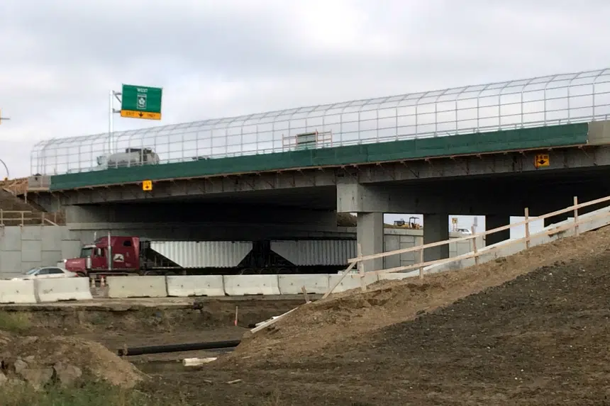 Part of new Boychuck and HWY 16 overpass opens to traffic | 650 CKOM