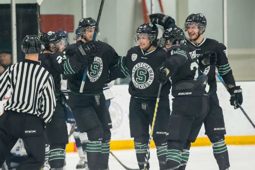 Huskies earn convincing playoff win against MRU Cougars | 650 CKOM