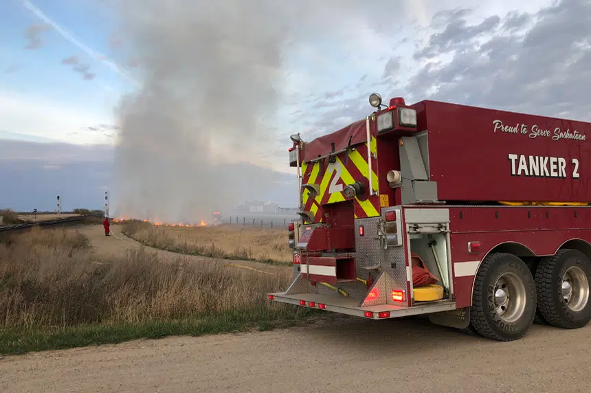 Saskatoon fire department responds to grass fire | 650 CKOM