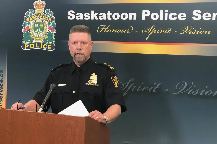 Saskatoon police chief talks Wellness Centre, body cams | 650 CKOM