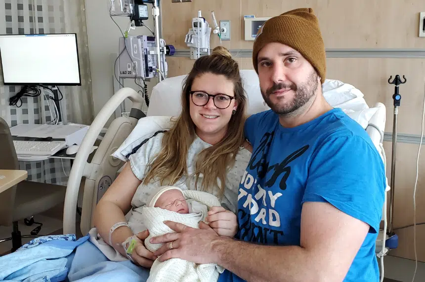 JPCH welcomes Saskatoon’s new year’s baby boy | 650 CKOM