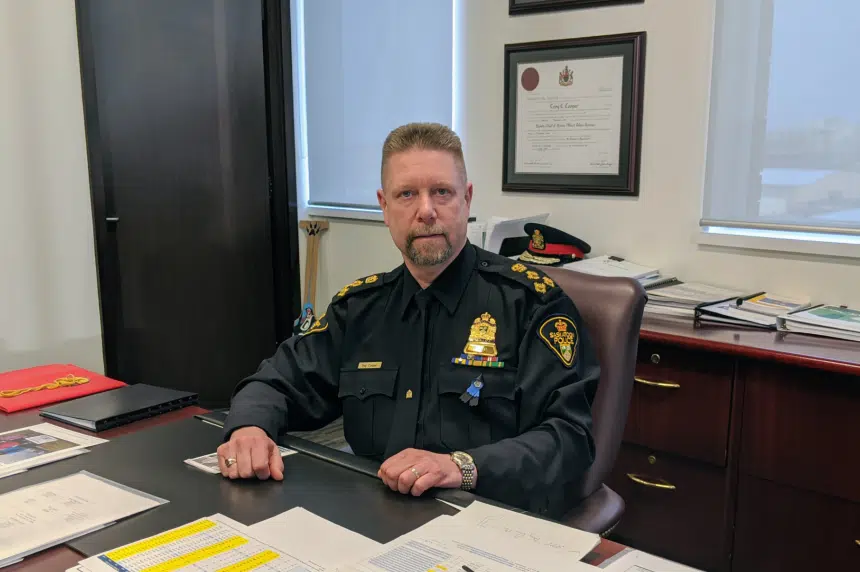 Saskatoon police chief returns to work after bout with COVID | C95