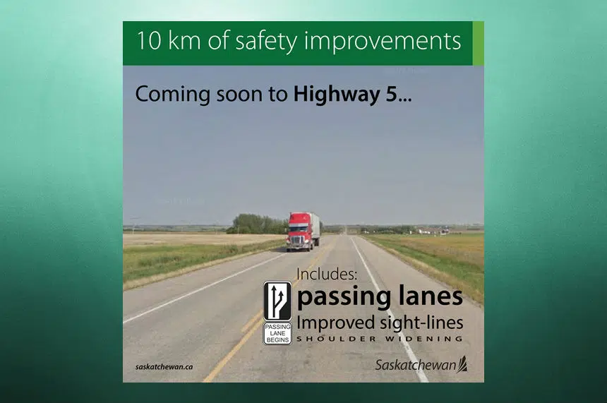 Improvement on Highway 5 set to start in the spring | 650 CKOM